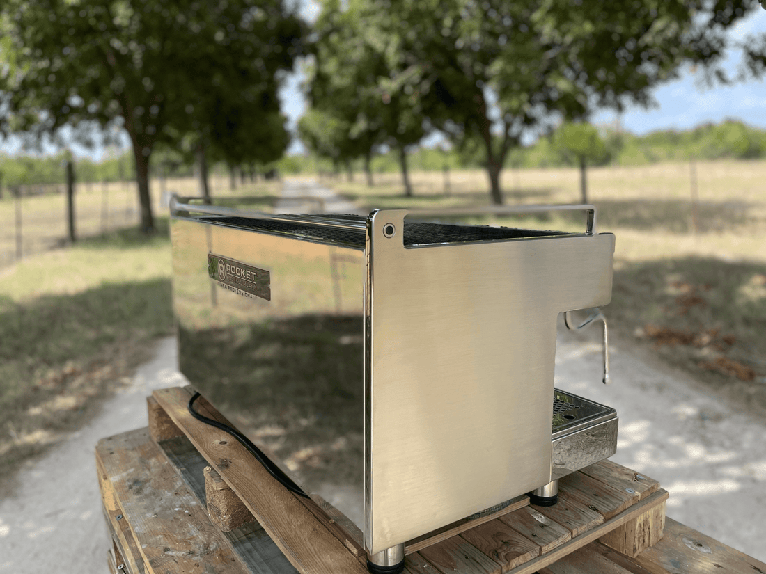 Rocket Boxer Timer Commercial Espresso Machine | Pro Coffee Gear