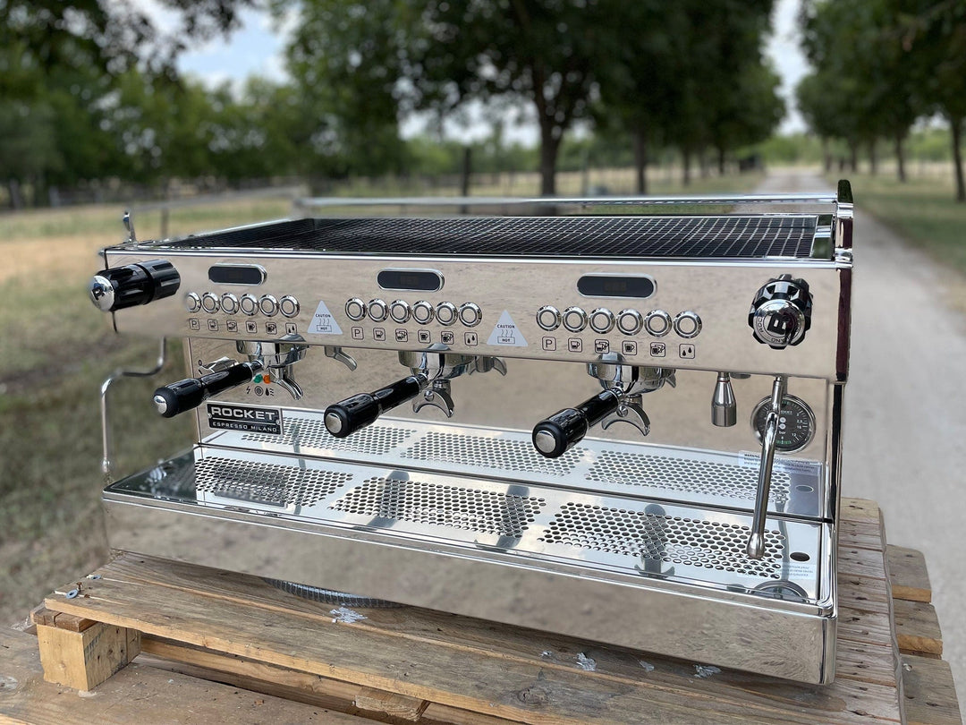 Rocket Boxer Timer Commercial Espresso Machine | Pro Coffee Gear